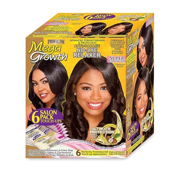 Mega Growth Profectiv No Lye Relaxer Super Strength 6 Packs - Serina ...