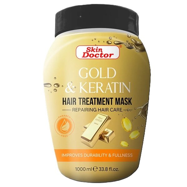 Skin Doctor Gold Keratin Hot Oil Hair Treatment 1000ml | Serina Cosmetics
